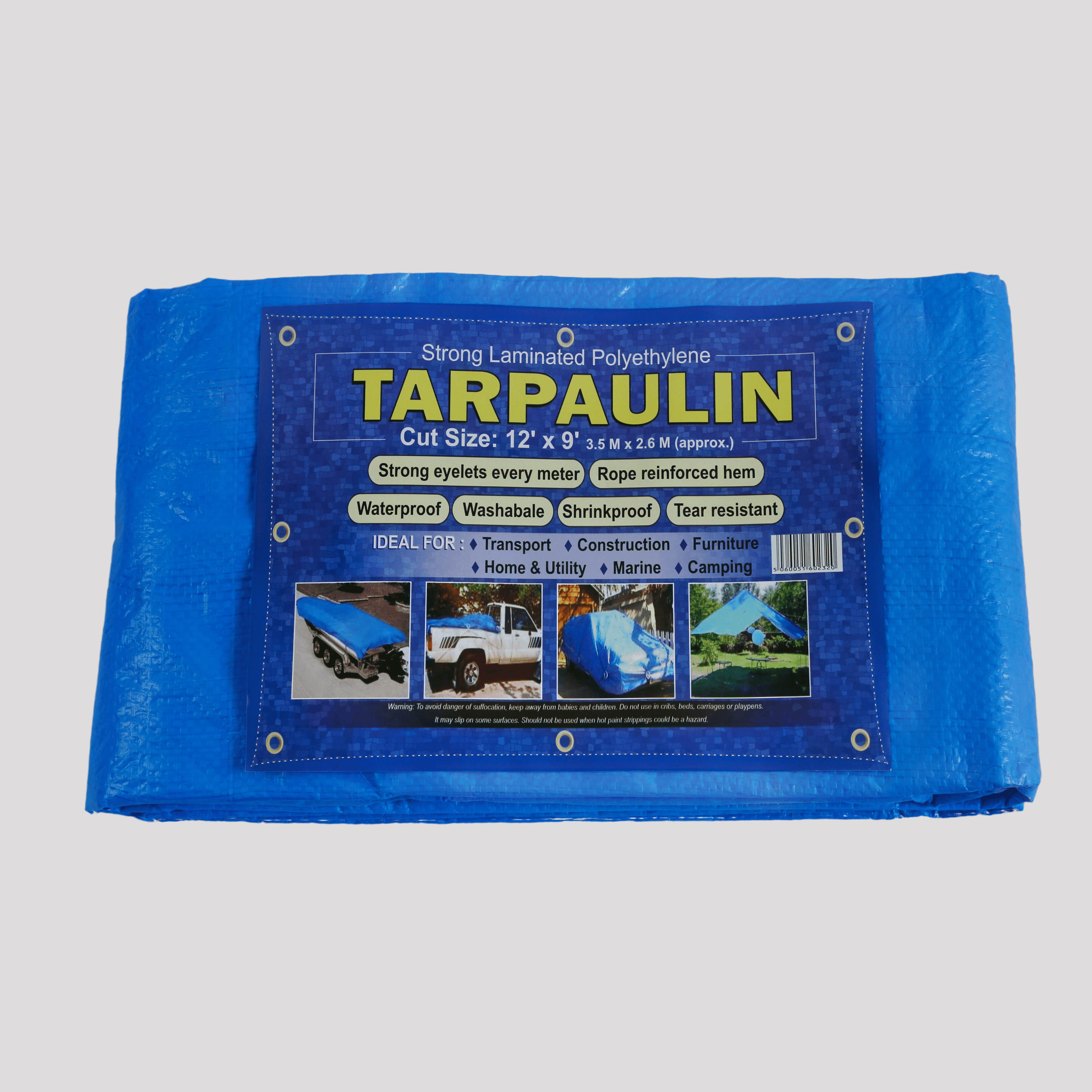 Heavy Duty Tarps: Waterproof, UV Protected, Rot-Proof + Eyelets – JMS ...